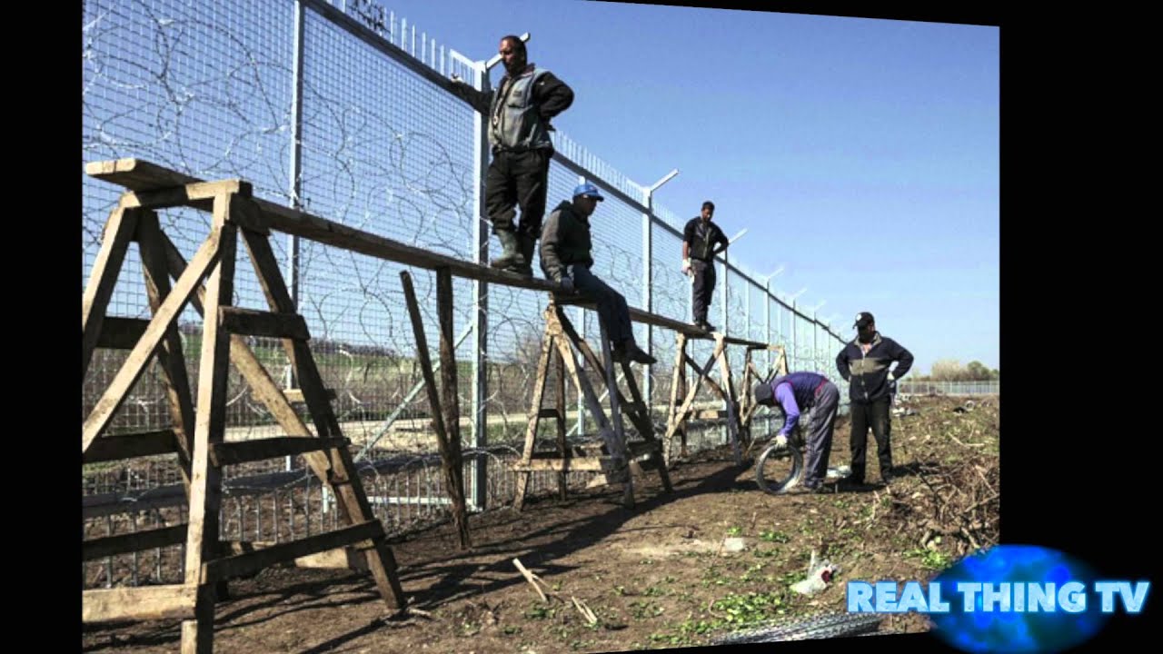 Return of the Iron Curtain: Soviet era barbed wire fence - YouTube