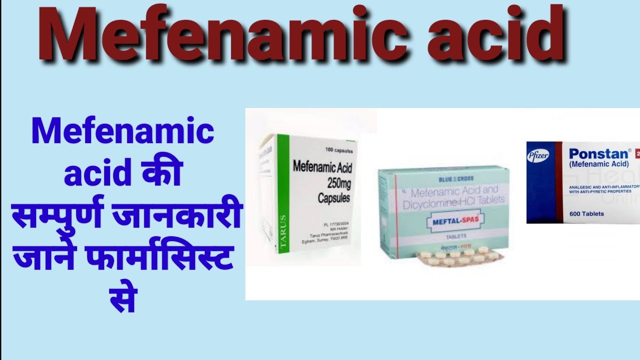 Mefenamic acid tablet,meftalspas tablet, uses, dose,side effects - YouTube