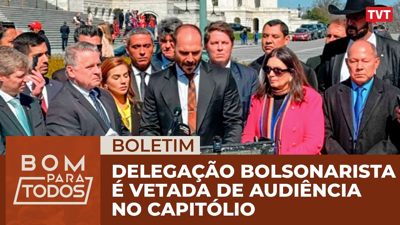 Delegação bolsonarista é vetada de audiência no Capitólio - YouTube