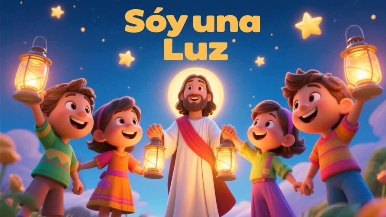 Soy una Luz 🌟|Canción Cristiana para Niños 🙏| Basada en Mateo 5:14 ...