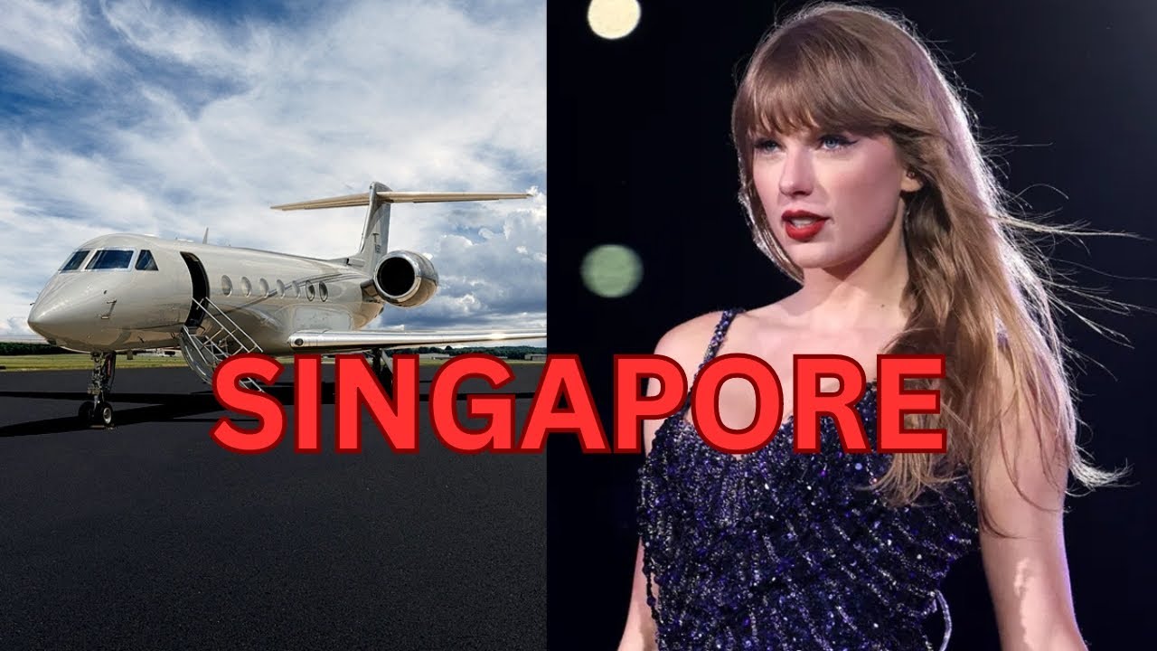 Taylor Swift's private jet heads to Singapore, marking the end of her ...