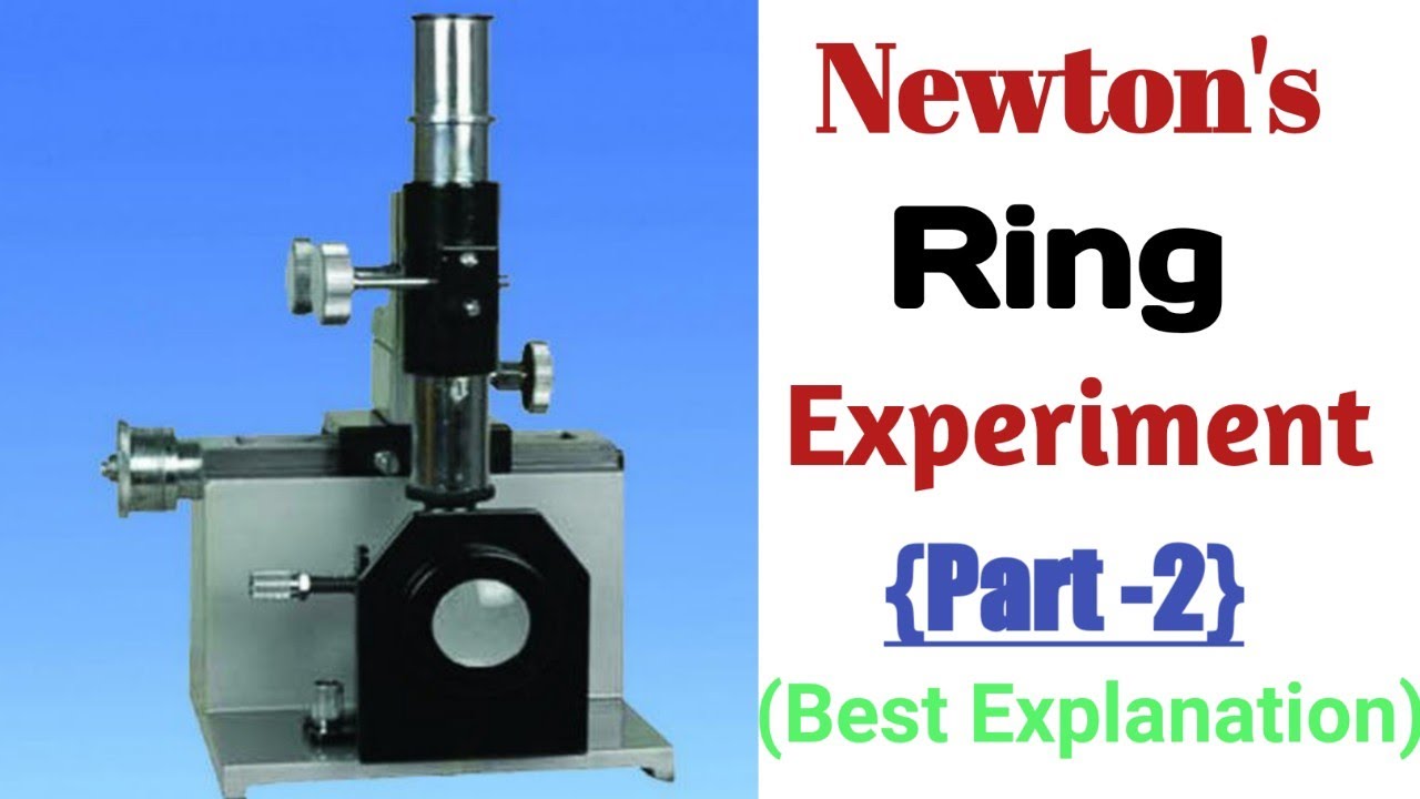 Newton's Ring Experiment Part -2 for BSC , University of Allahabad #au ...