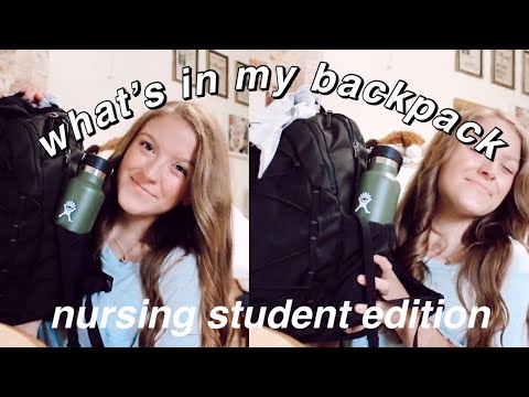 what's in my college backpack 2021 ll sophomore nursing major (feat. babble box college edition ...