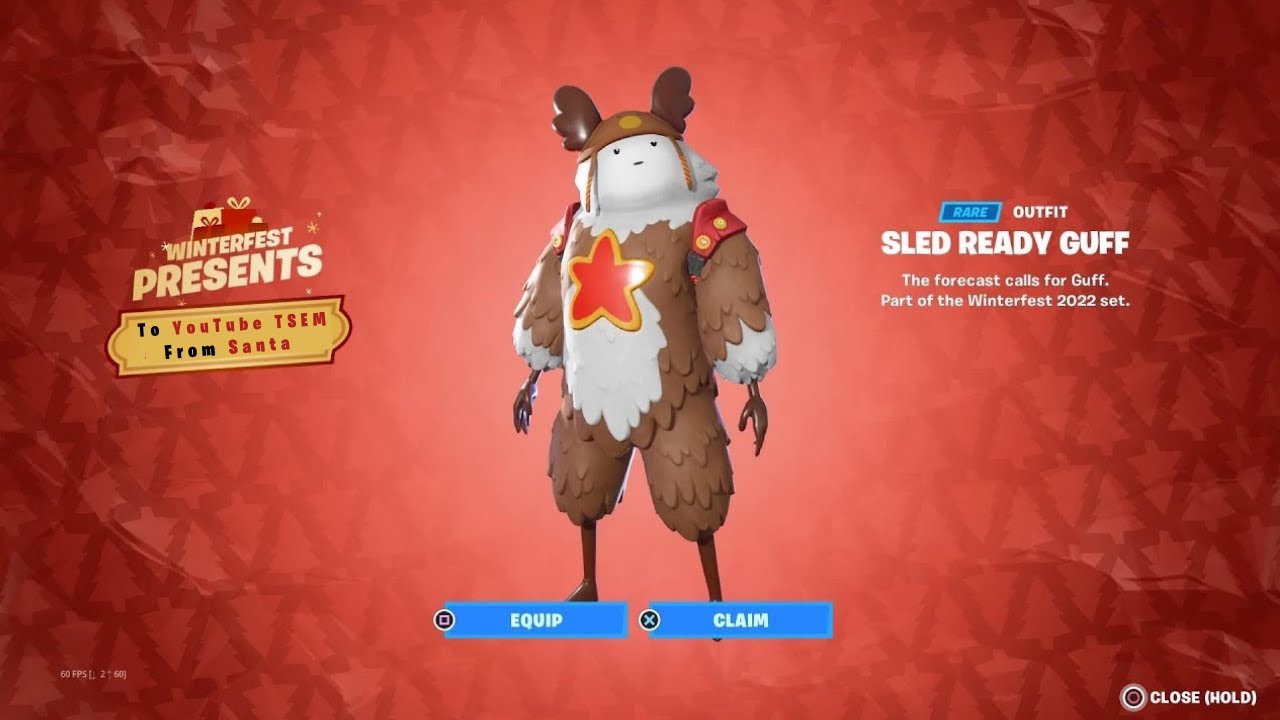 🔴*NEW* SLED READY GUFF SKIN UNLOCKABLE SOON!? (Fortnite Chapter 4 ...