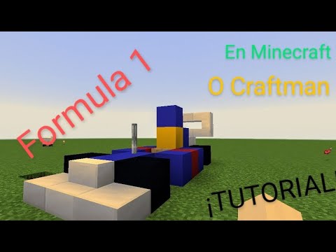 Como Hacer un Formula 1 en minecraft | tutoriales [1] - YouTube