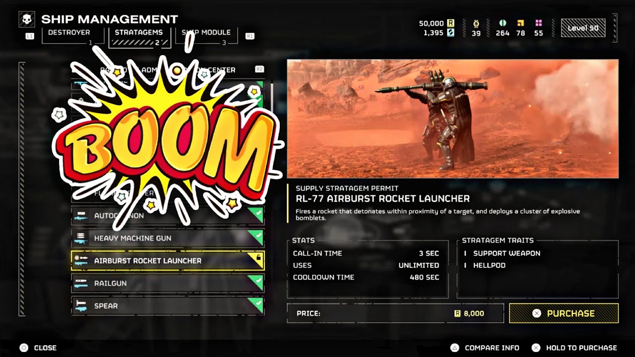 Airburst Rocket Launcher! Available Now! Hell Divers 2! - YouTube