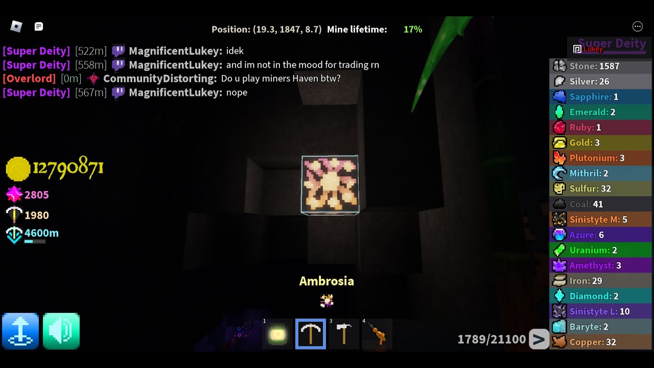 ROBLOX - Azure Mines - Ambrosia (1/1M) - YouTube