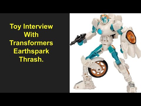 Toy Interview transformers Earth spark Thrash. - YouTube