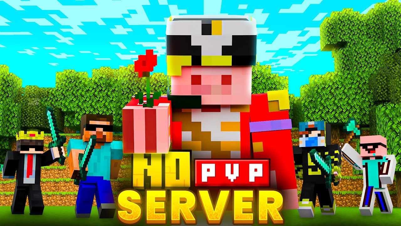 I Joined NO PVP Server In MINECRAFT - YouTube