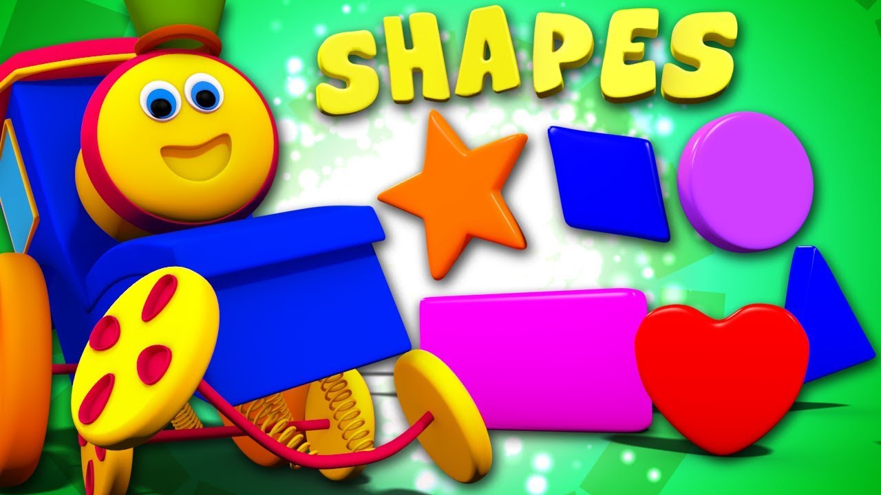 The Shapes Song | Learning Videos by Bob The Train On Kids Tv - YouTube ...