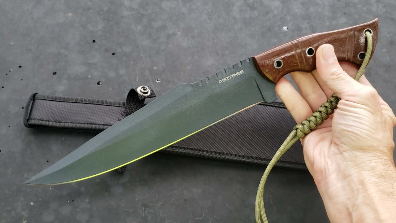 Handmade knife company RCF combat - YouTube