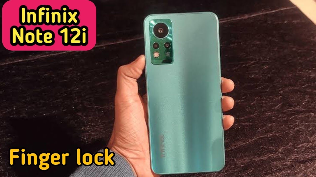 Finger Lock In Infinix Note 12i, How To Set Finger Lock In Infinix Note ...