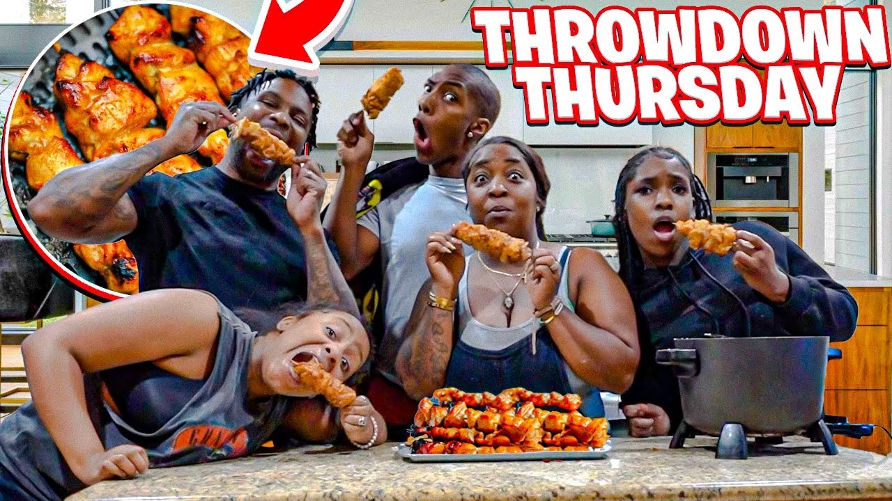 THROWDOWN THURSDAY "FRIED CHICKEN ON A STICK" - YouTube