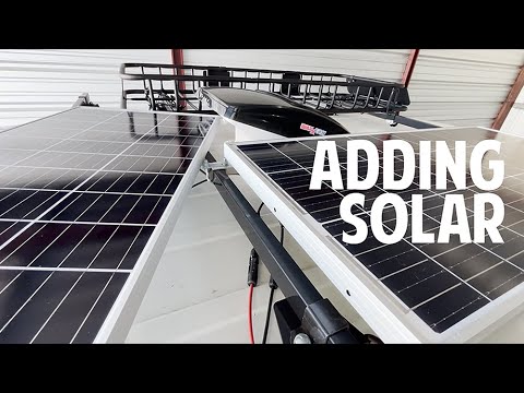 ADDING A SECOND SOLAR PANEL | Nissan NV2500 High Roof | Solo Female ...