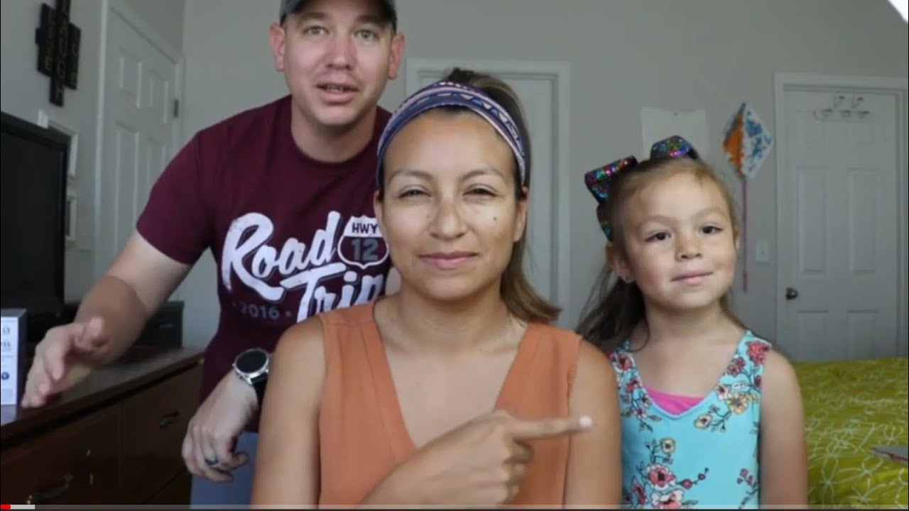 My Family Does My Makeup: Husband vs Daughter - YouTube