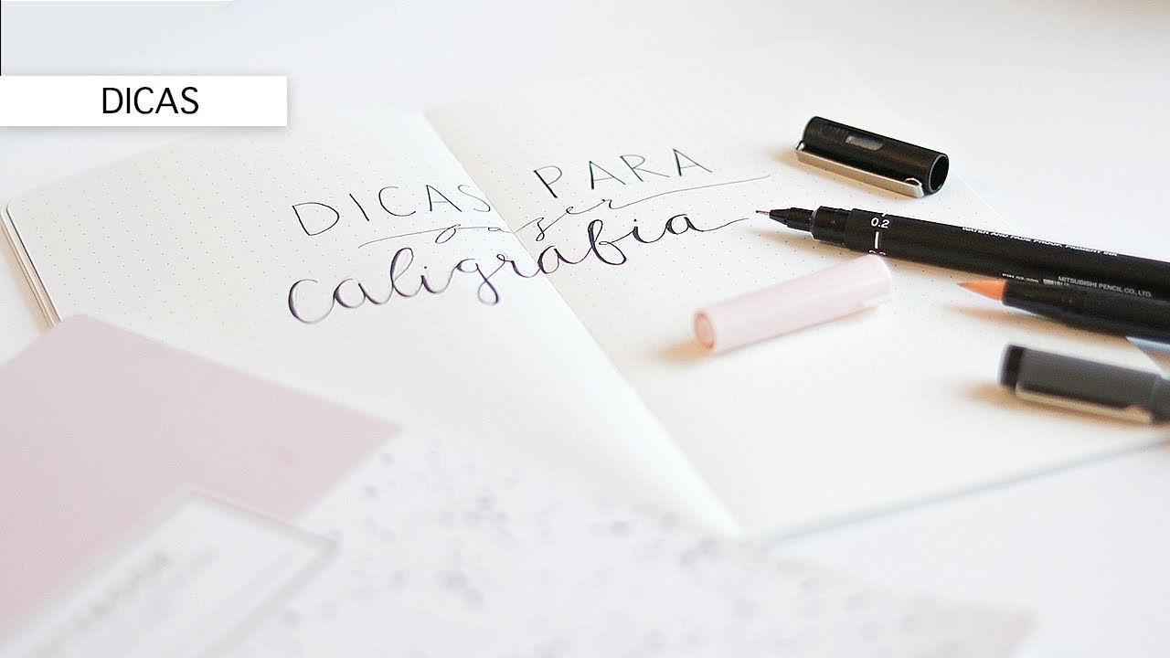 4 DICAS BÁSICAS PARA APRENDER CALIGRAFIA - YouTube