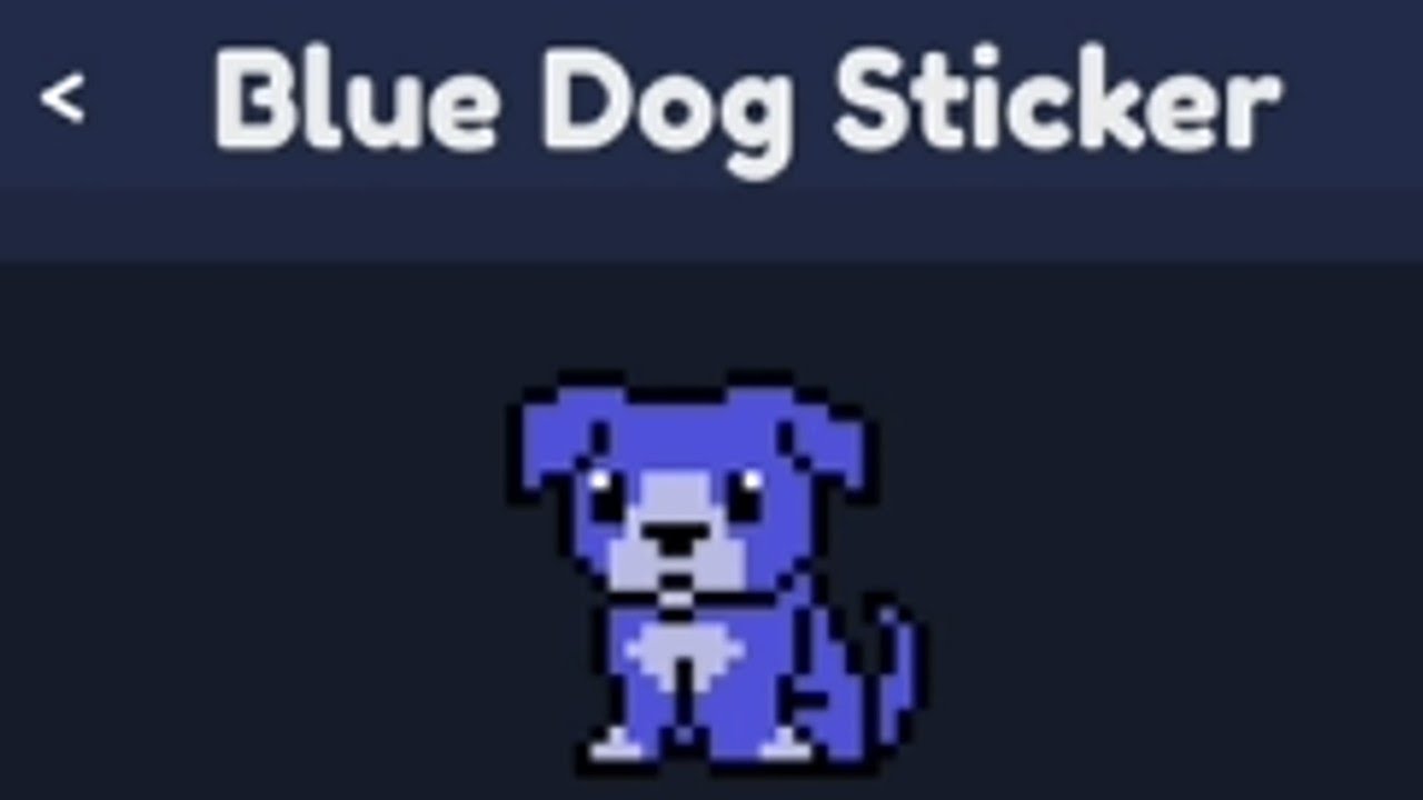 Find the Stickers - Where to Find the Blue Dog Sticker (Roblox) - YouTube