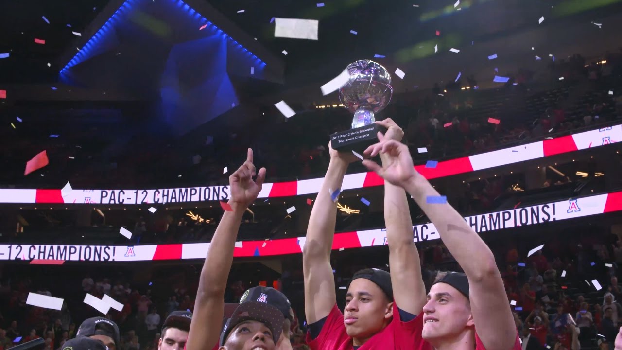 Pac-12 Tournament Championship Celebration - YouTube