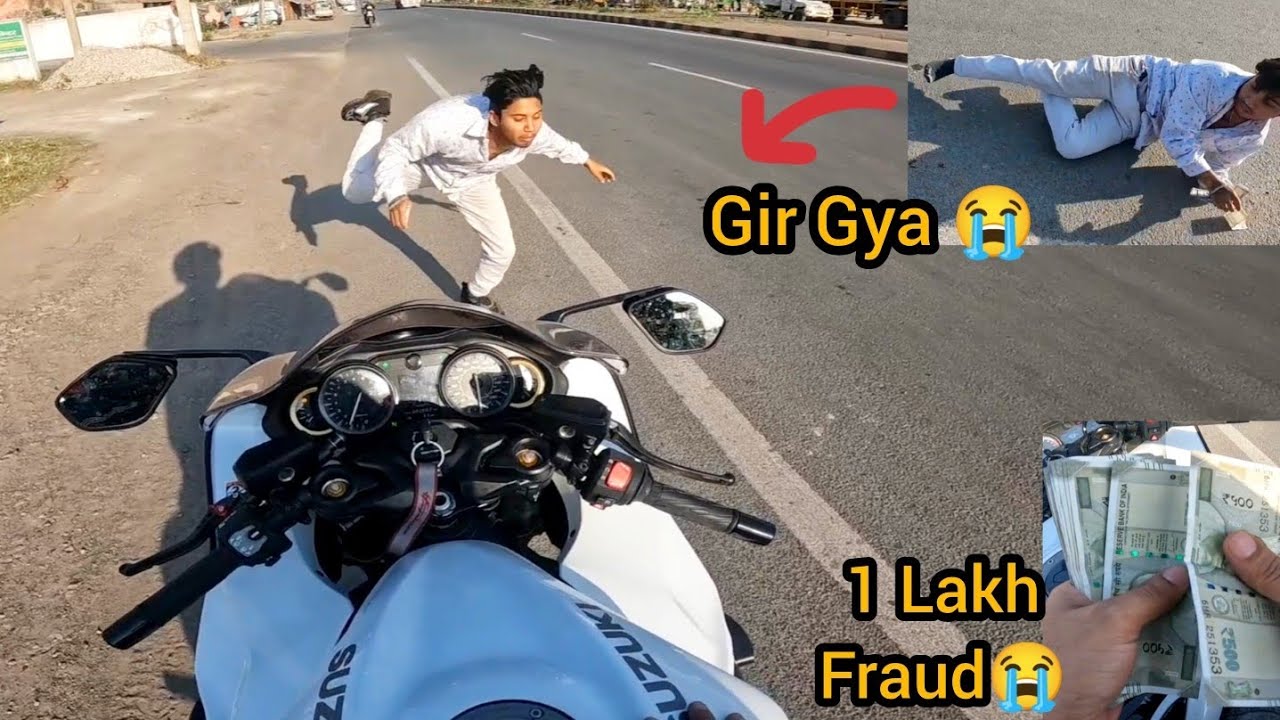 Highway Pe Chori Live 😱 Hayabusa Ne Bacha Liya 😭 Training Biceps ...