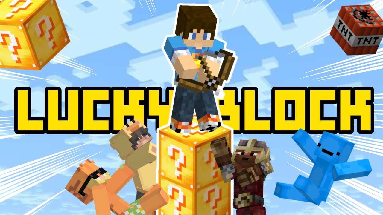 หอคอยลัคกี้บล็อคใครอยู่รอดเป็นคนสุดท้ายชนะ! - Minecraft Lucky Tower ...