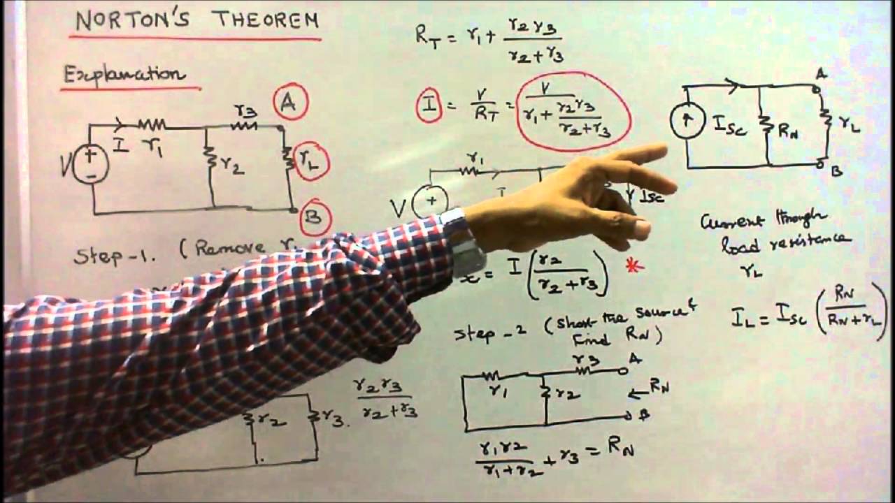 DC NETWORK THEOREMS - PART - 03 - NORTON'S THEOREM - YouTube