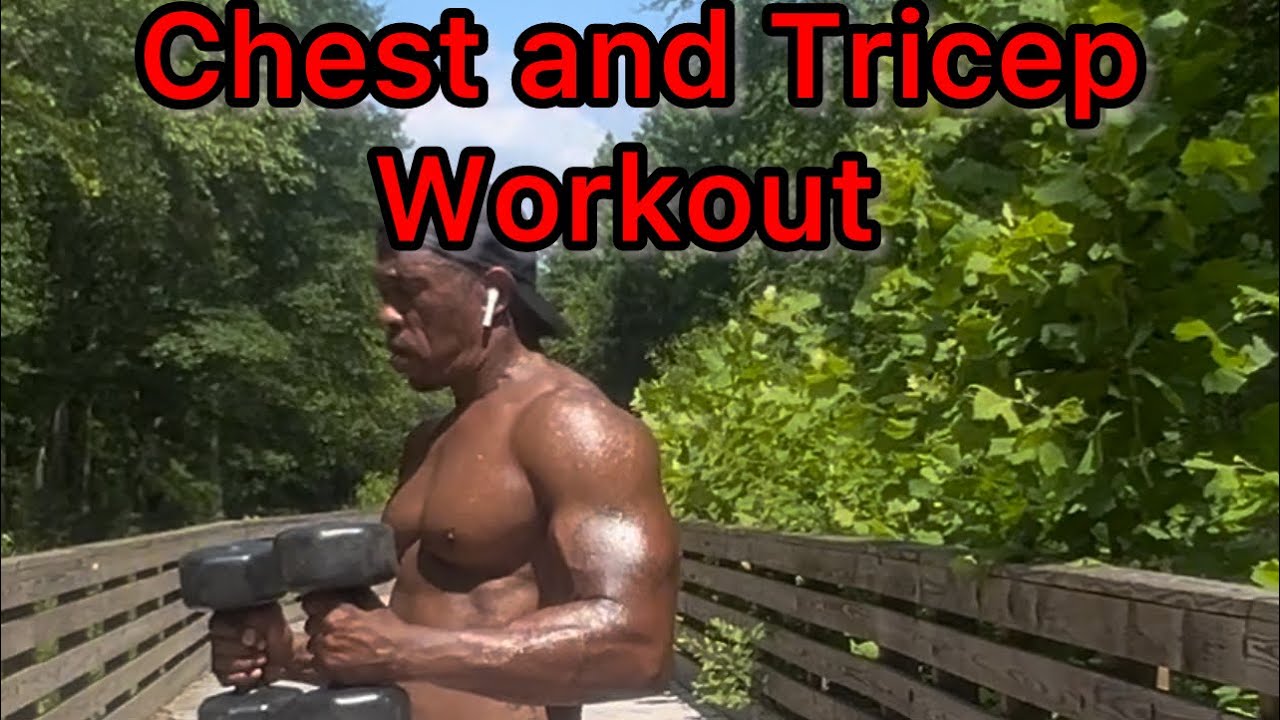 Beginner Chest and Tricep Home Workout - YouTube