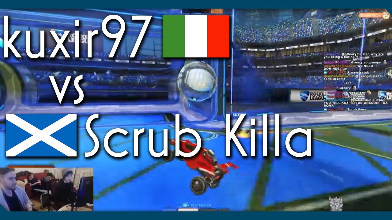 Kuxir97 (with facecam) vs Scrub Killa | Rocket League 1v1 - YouTube
