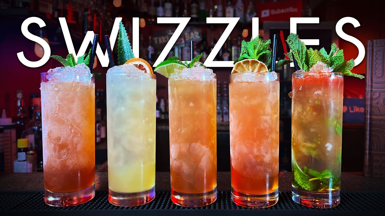 5 BEST Swizzle Cocktail Recipes - YouTube