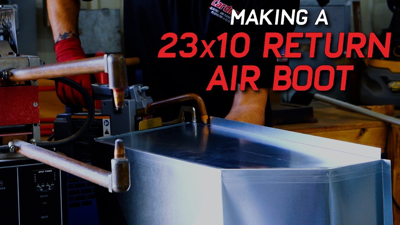 Ducts: 23x10 Return Air Boot - YouTube