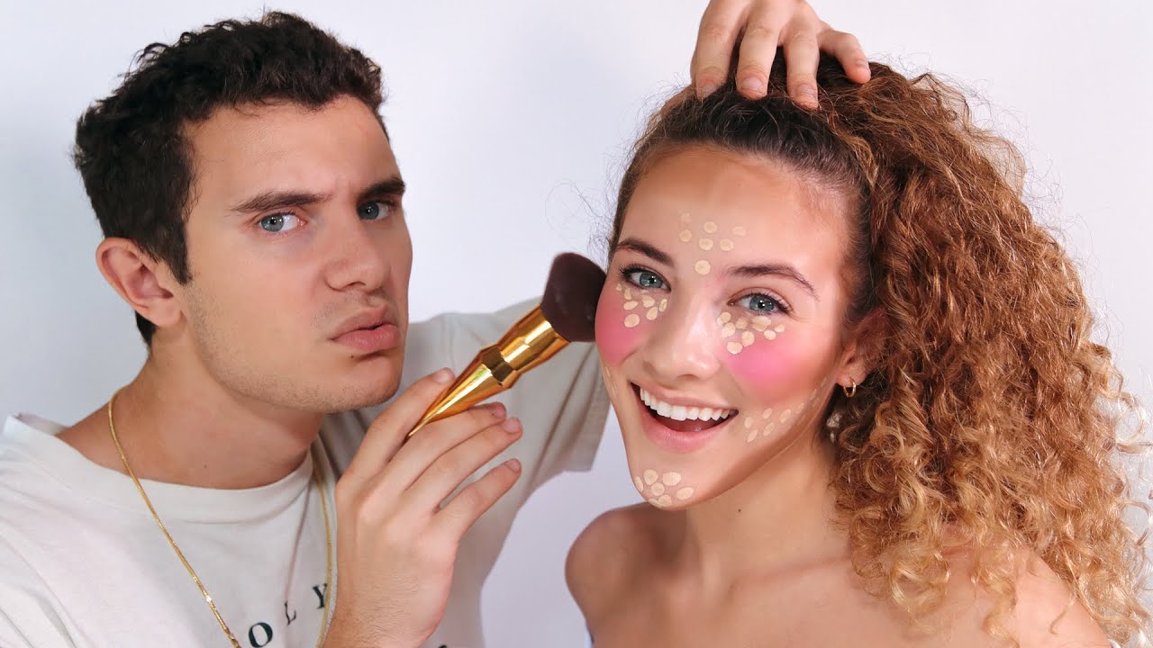 I Let My Brother do My Makeup... - YouTube