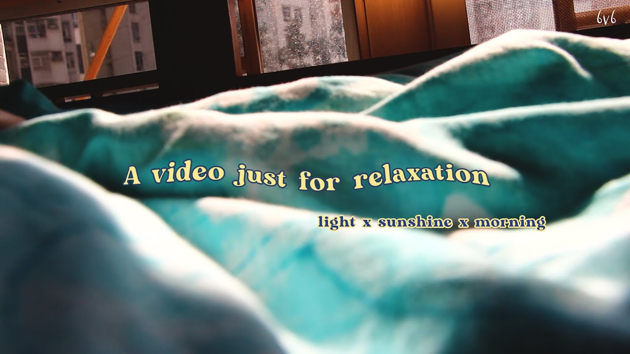 Healing video just for relaxation //when the sun shines through☀️ ...