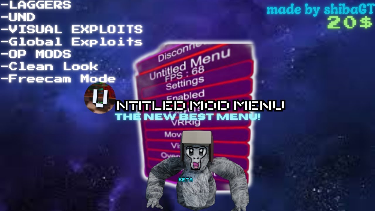 This MENU is INSANELY OP ||Untitled Mod Menu|| - YouTube