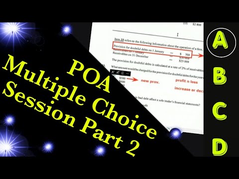 CSEC Paper 1 Part 2 | POA Multiple Choice | POA Paper 1 | Accounts ...