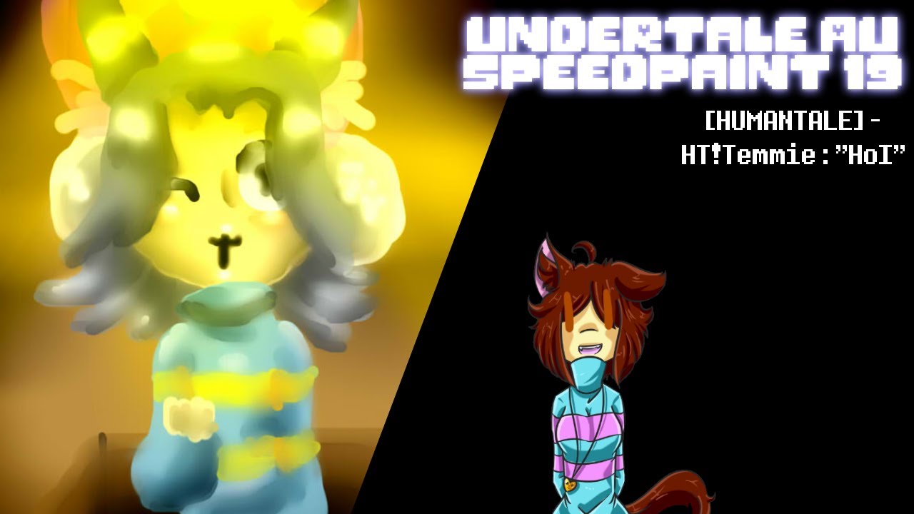 [SPEEDPAINT #19] HUMAN TEMMIE - YouTube
