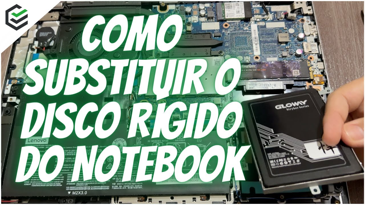 Como Substituir o Disco Rígido em um Notebook (Trocar o HD do Notebook ...