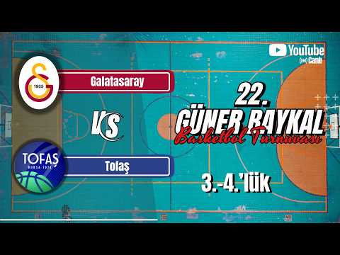 22. Güner Baykal Turnuvası / Tofaş - Galatasaray / 3.'lük - 4.'lük