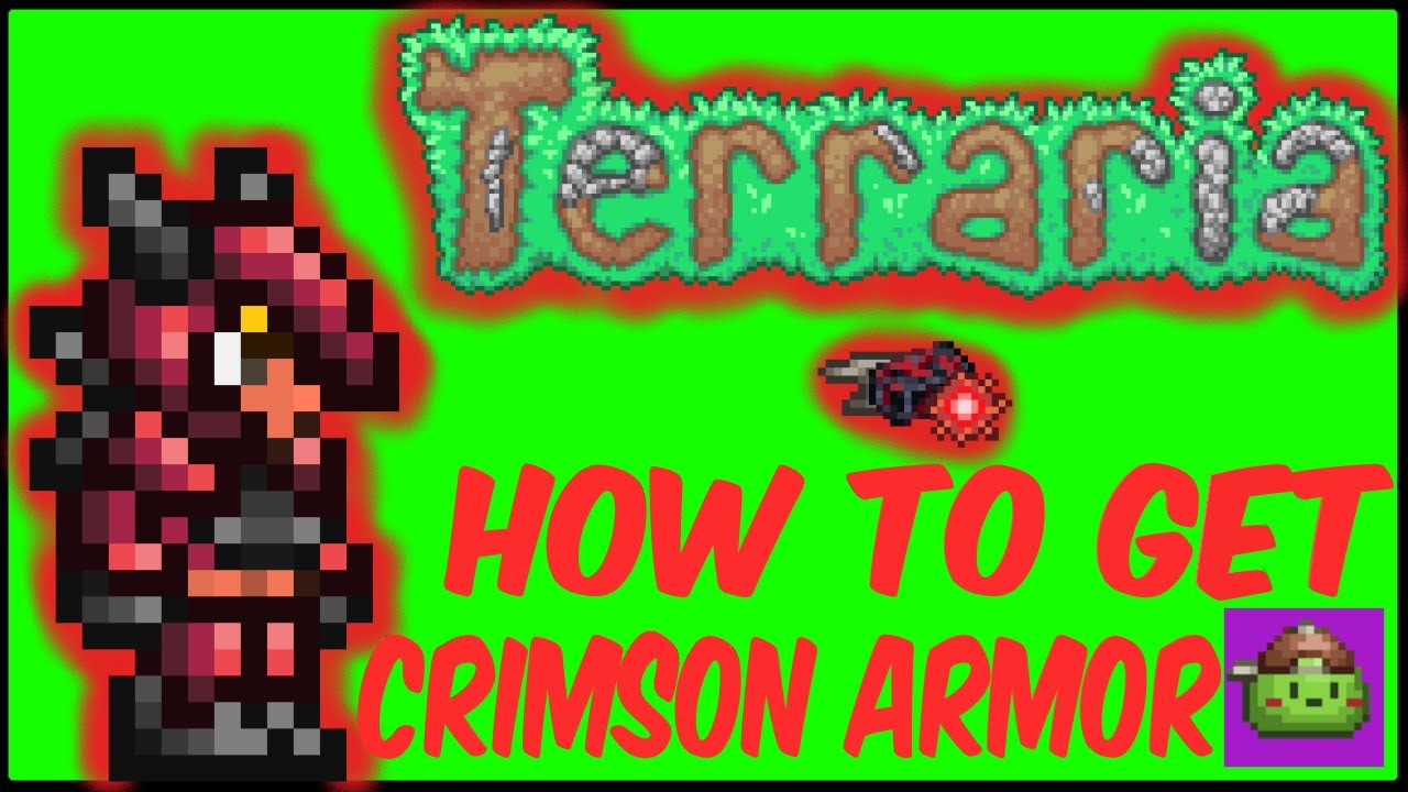 How To Get Crimson Armor In Terraria | Terraria 1.4.4.9 - YouTube