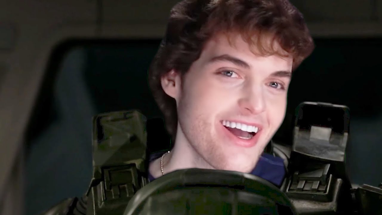 Master Chief Face Reveal, but it's Dream - YouTube