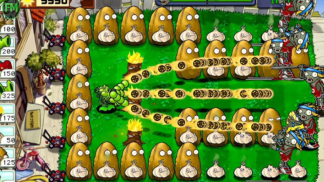 *Pvz Challenge - MULTI PLANTING THREEPEATER VS POLE VAULTING ZOMBIE ...