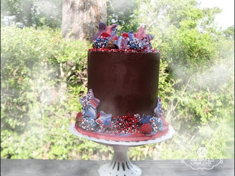 Smoked Chocolate Cake Recipe / BB Bakes Sugar Art - YouTube