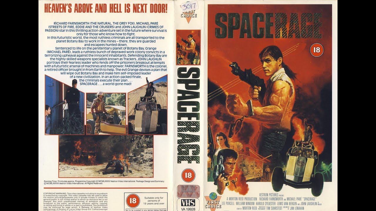 SPACE RAGE (1985) Trailer, Space Western Action, Conrad E. Palmisano ...