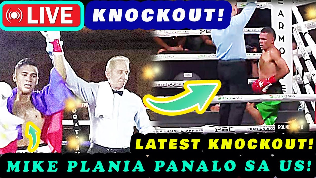 🥊 MIKE PLANIA PANALO KNOCKOUT SA AMERIKA🔥 PLANIA VS SOTO HIGHLIGHTS ...