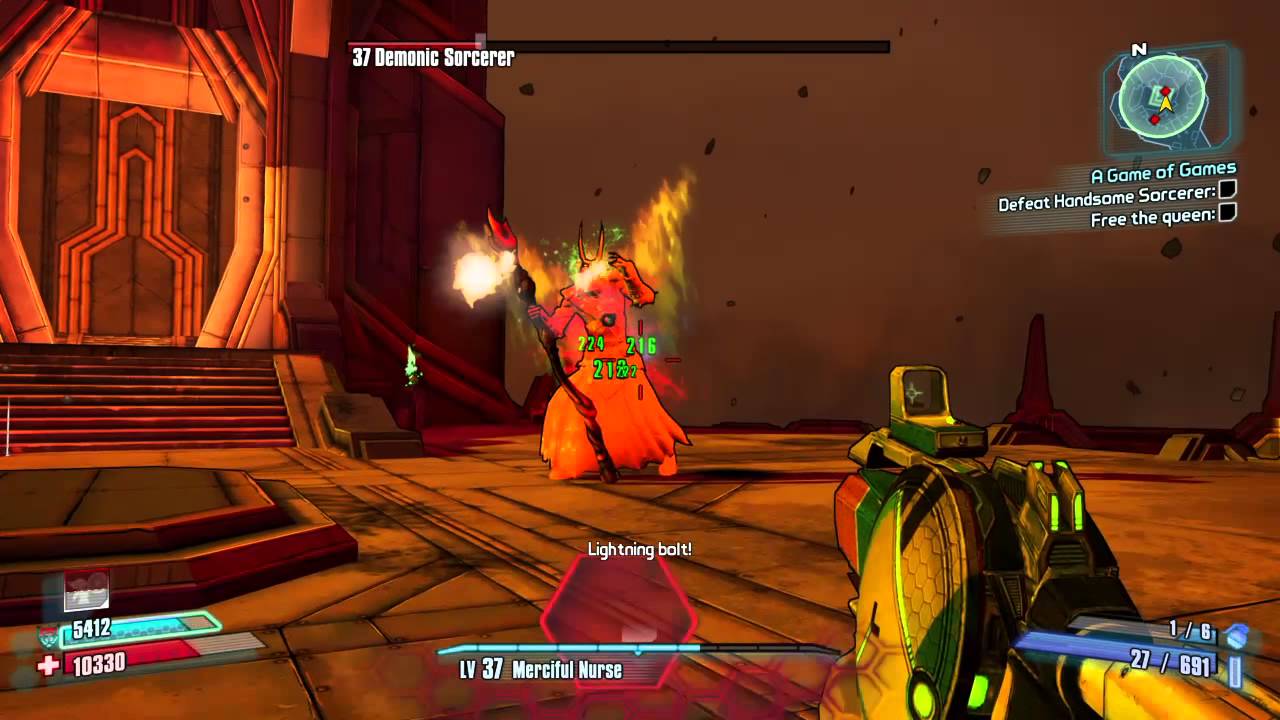 Borderlands 2 Handsome Sorcerer Drops Legendary! - YouTube
