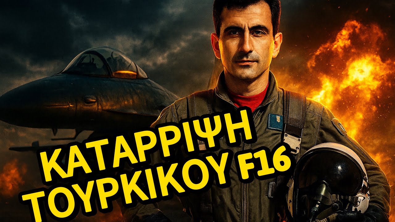 🔥 ΚΑΤΑΡΡΙΨΗ ΤΟΥΡΚΙΚΟΥ F16 - ΓΡΙΒΑΣ vs ΕΡΝΤΟΓΑΝ - YouTube