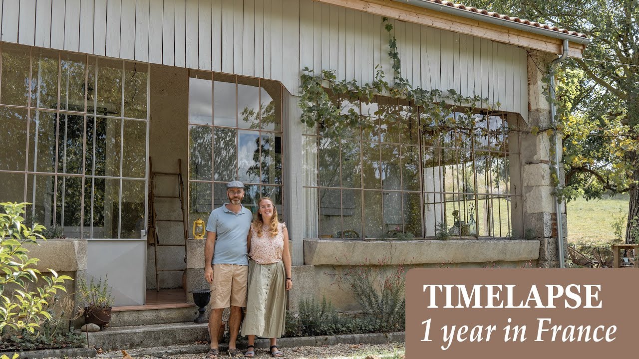 #06 TIMELAPSE - RENOVATING our neglected old FARMHOUSE in rural FRANCE ...