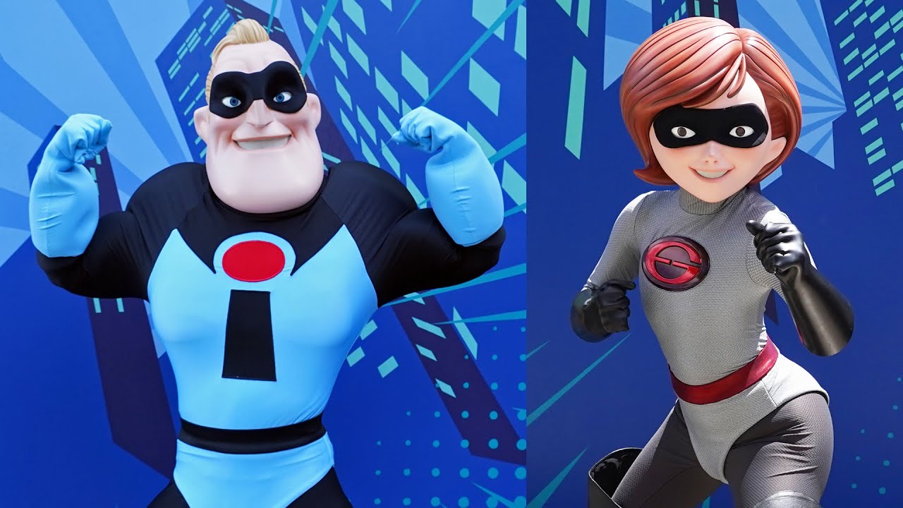 Mr. & Mrs. Incredible Meet in New Supersuits for Pixar Fest at ...