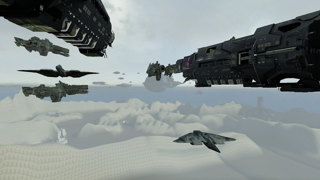 Halo Gmod AI battles. | Scenario 5 Pt 1 | Skirmish On Halo. - YouTube