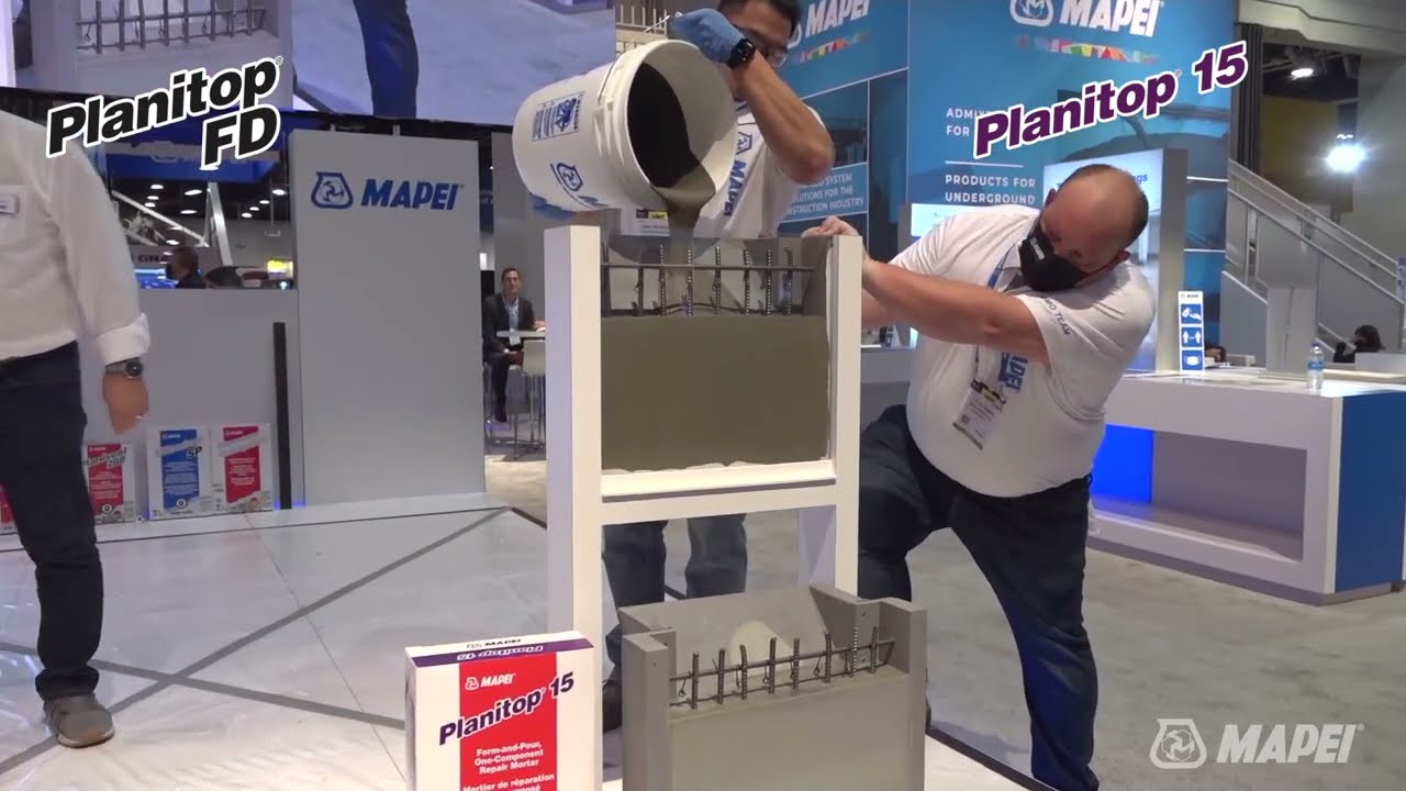 MAPEI Live: Form and pour with MAPEI’s Planitop® 15 and Planitop FD ...