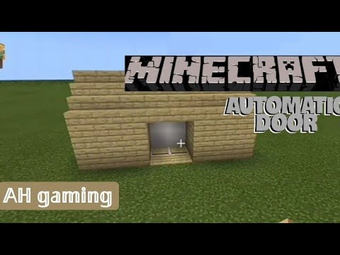 Minecraft | Tutorial | Automatic door - YouTube