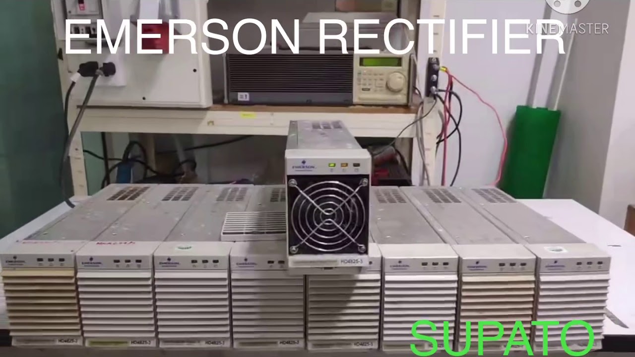 รับซ่อม EMERSON RECTIFIER - YouTube